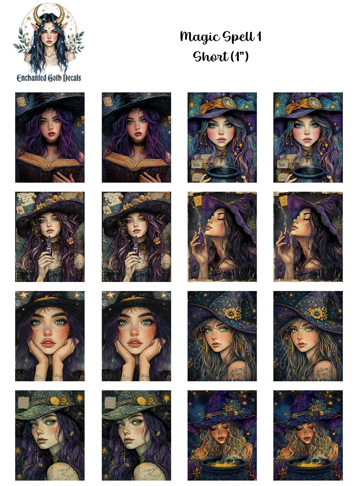Magic Spell 1 – Enchanted Goth Decals